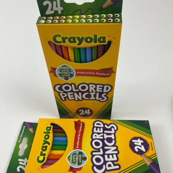Crayola | Art | Crayola Colored Pencils 2 Packs Of 24 Presharpened ...